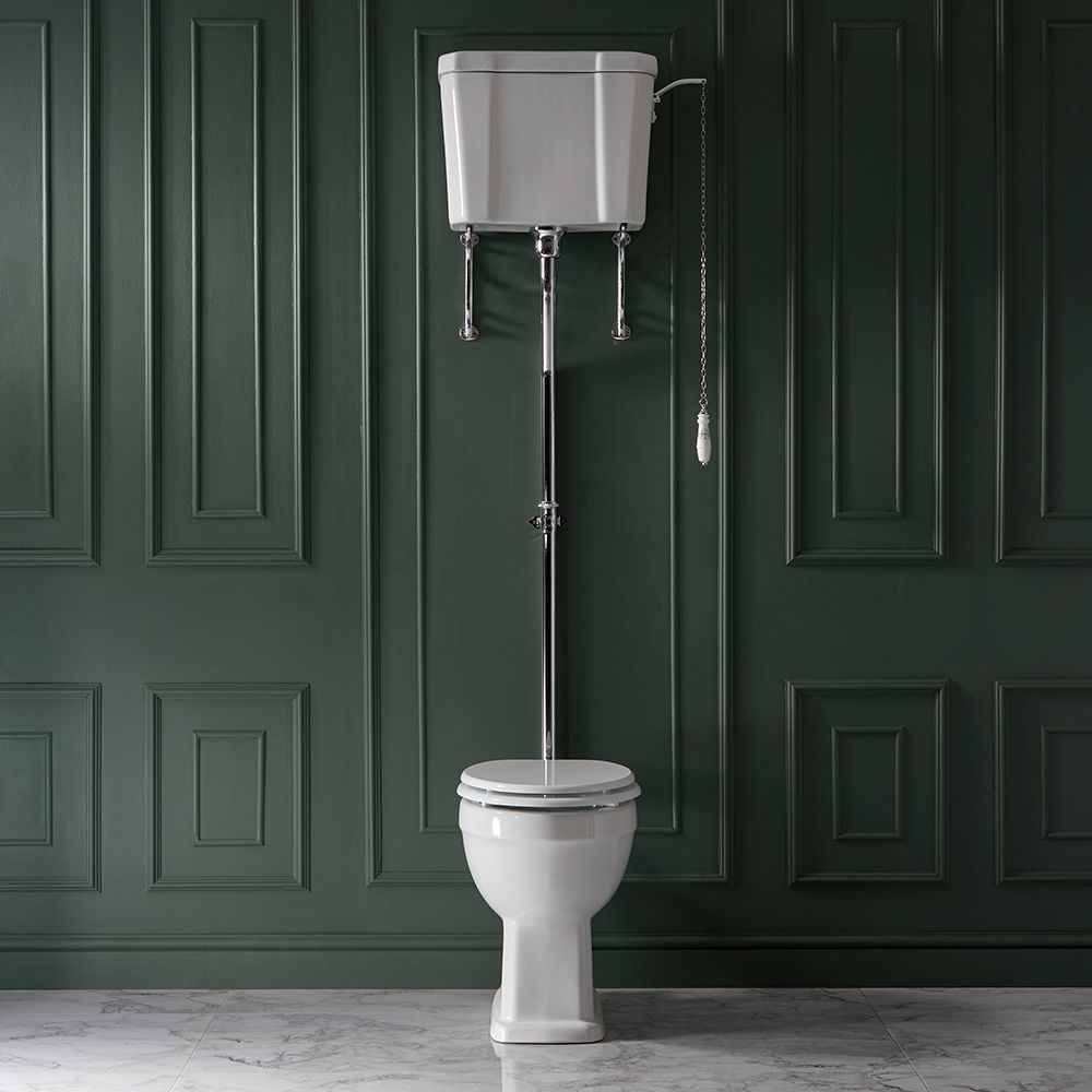 Milano Richmond - Traditional Comfort Height High Level Toilet with ...