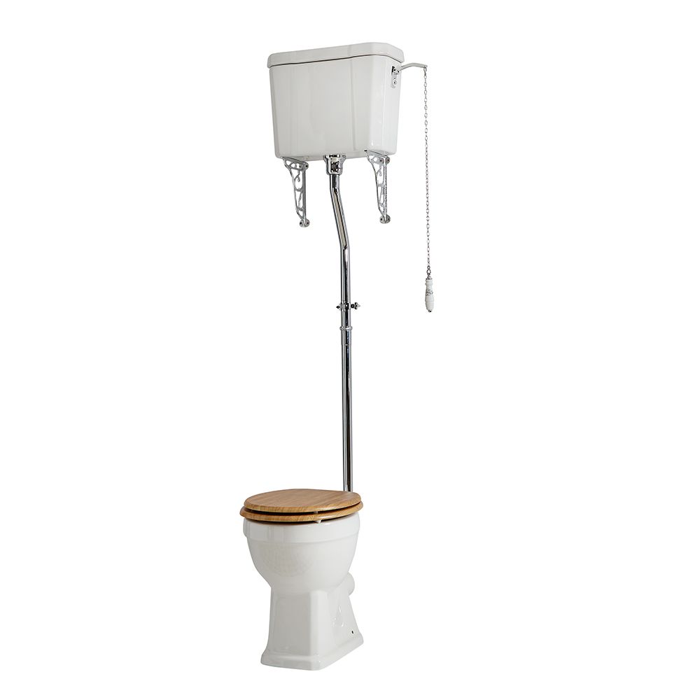 Milano Richmond - Traditional High Level Toilet with Cistern and Seat ...
