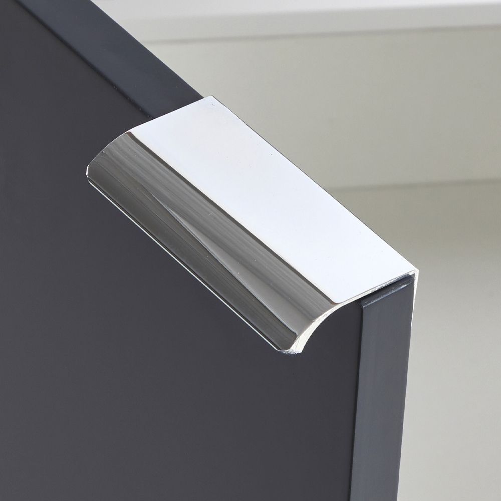 Milano - Modern Finger Pull Furniture Handle - Choice of Finish