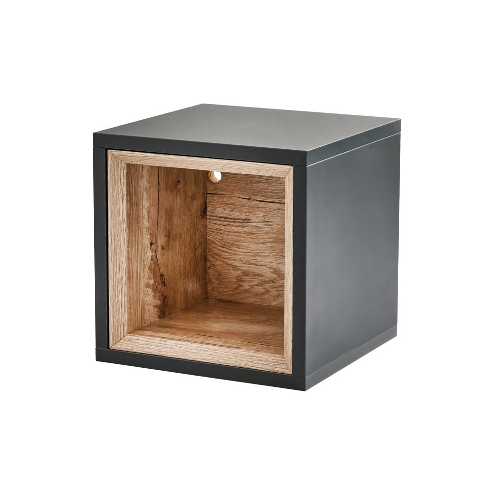 Milano Bexley - Modern Single Wall Hung Open Storage Unit - 300mm x ...