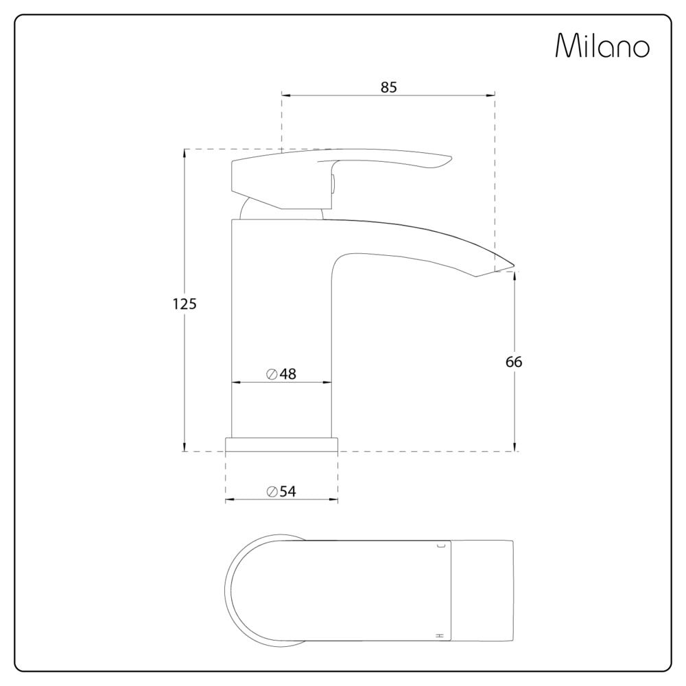 Milano Irwell - White Modern Round Wall Hung Corner Basin with Mono ...