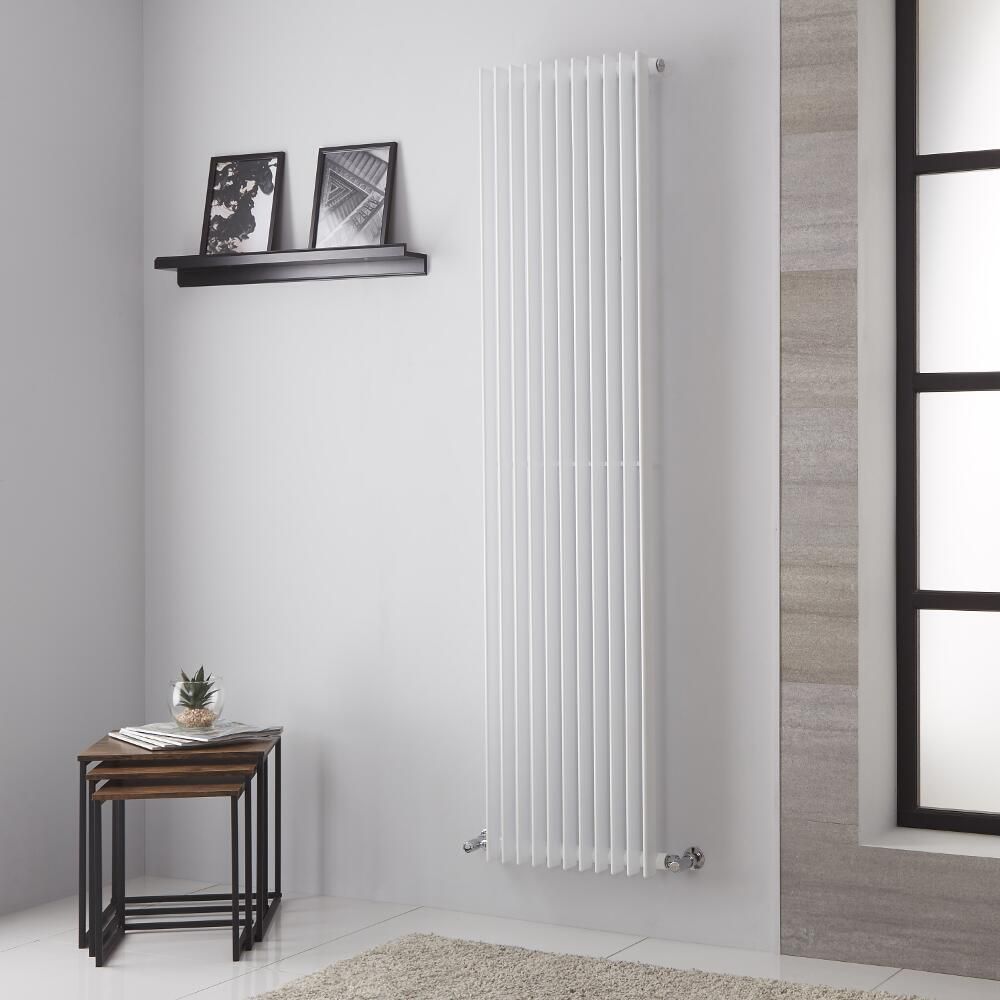 Lazzarini Way Arezzo - White Vertical Designer Radiator - 1800mm x 445mm