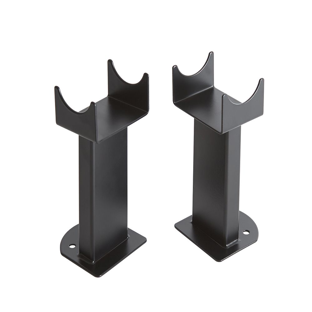 Milano Alpha - Black Floor-Mounting Feet for Alpha Designer Radiators