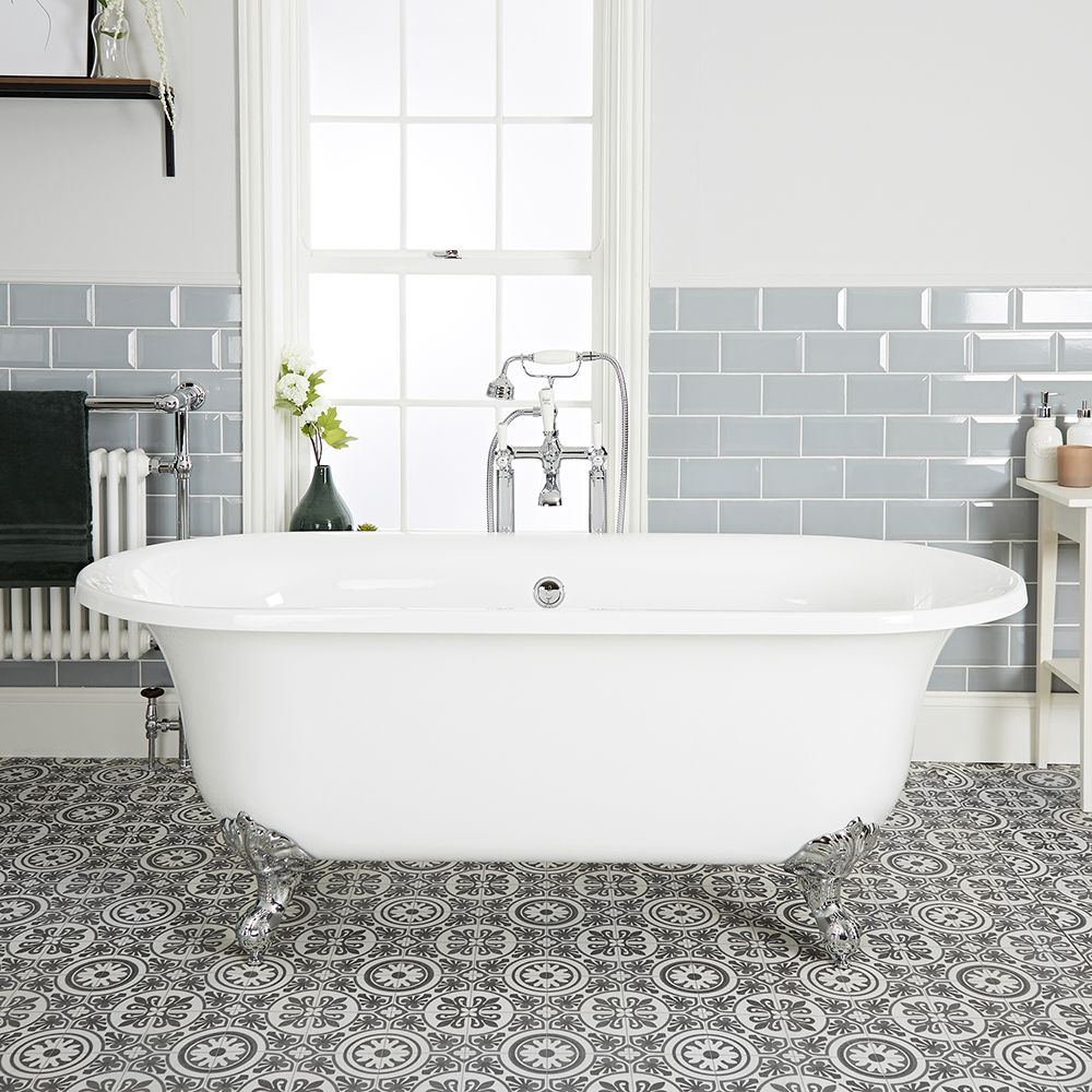 Milano Richmond - White Traditional Freestanding Bath with Choice of ...