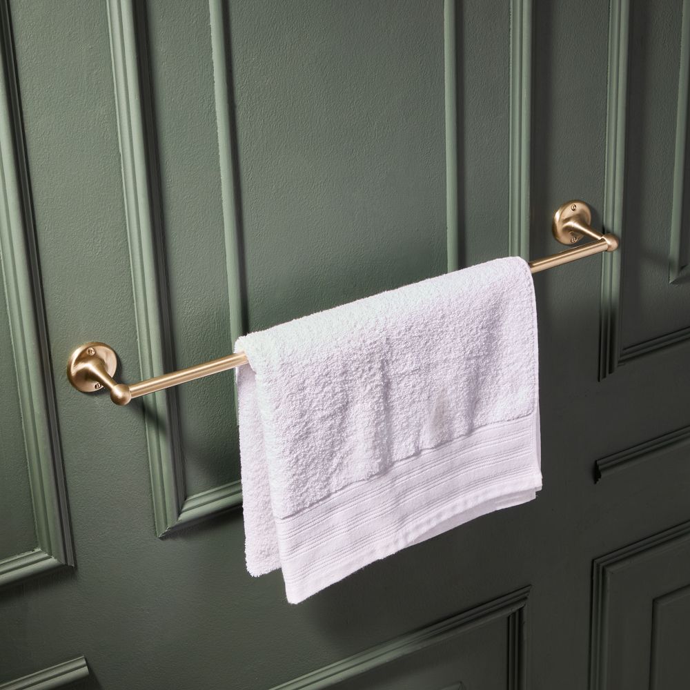 Milano Elizabeth - Traditional Towel Rail - Brushed Brass