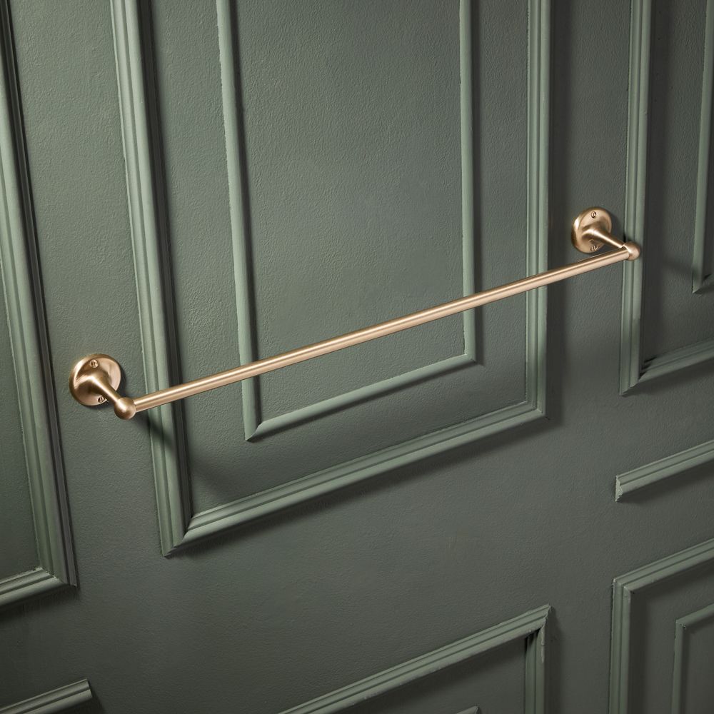 Milano Elizabeth - Traditional Towel Rail - Brushed Brass