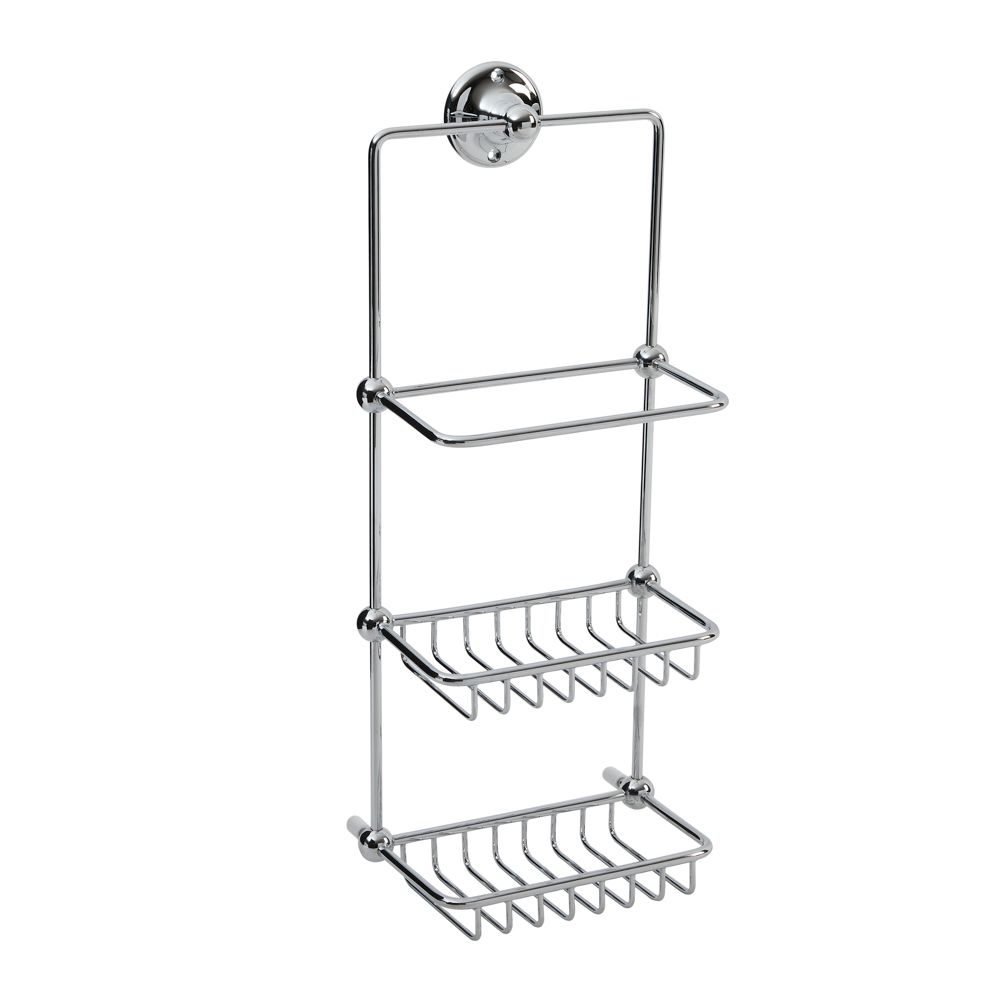 Milano Elizabeth - Traditional Wall Hung Shower Tidy - Chrome