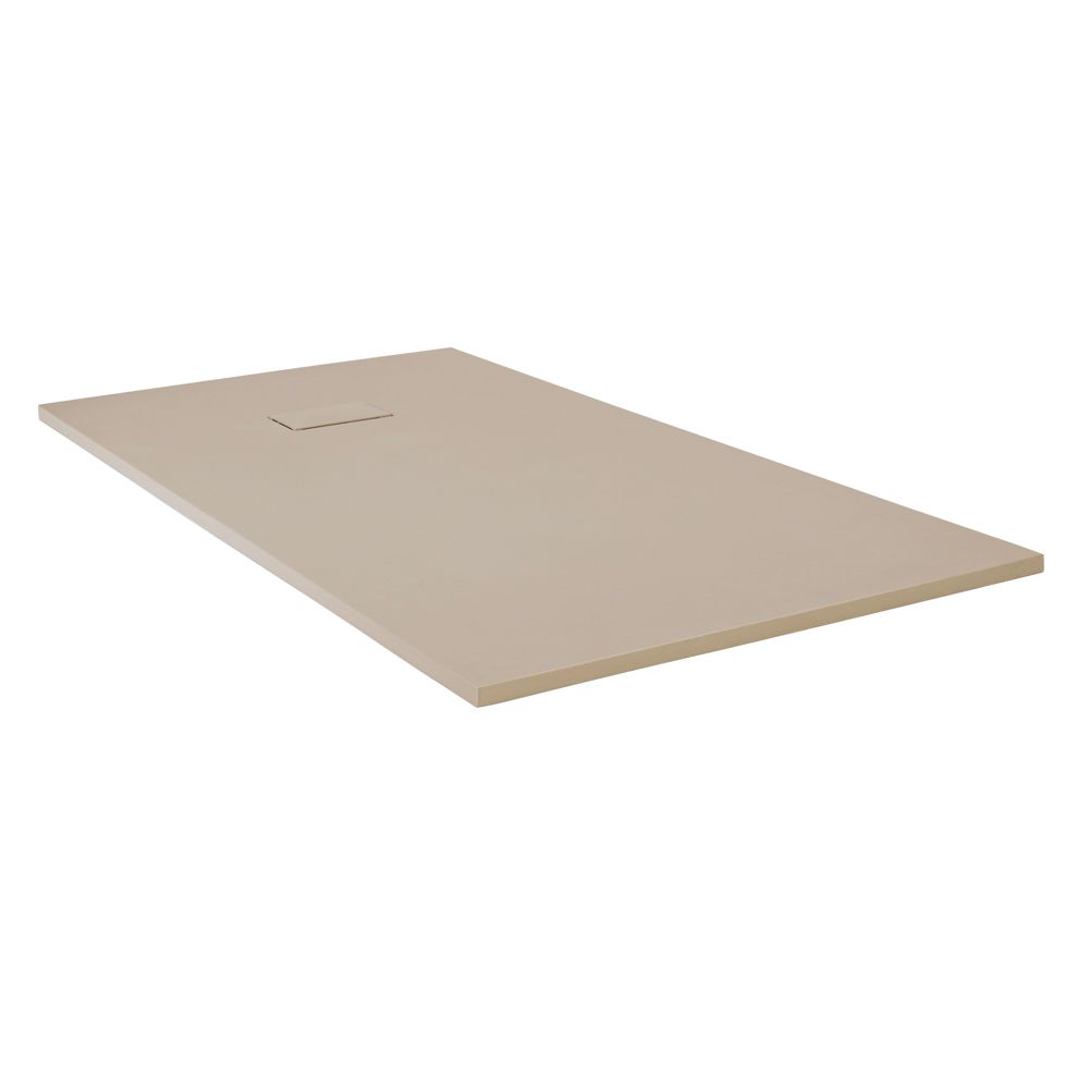 Milano Rasa - Sand Slate Effect Shower Tray - Choice of Size and Riser Kit
