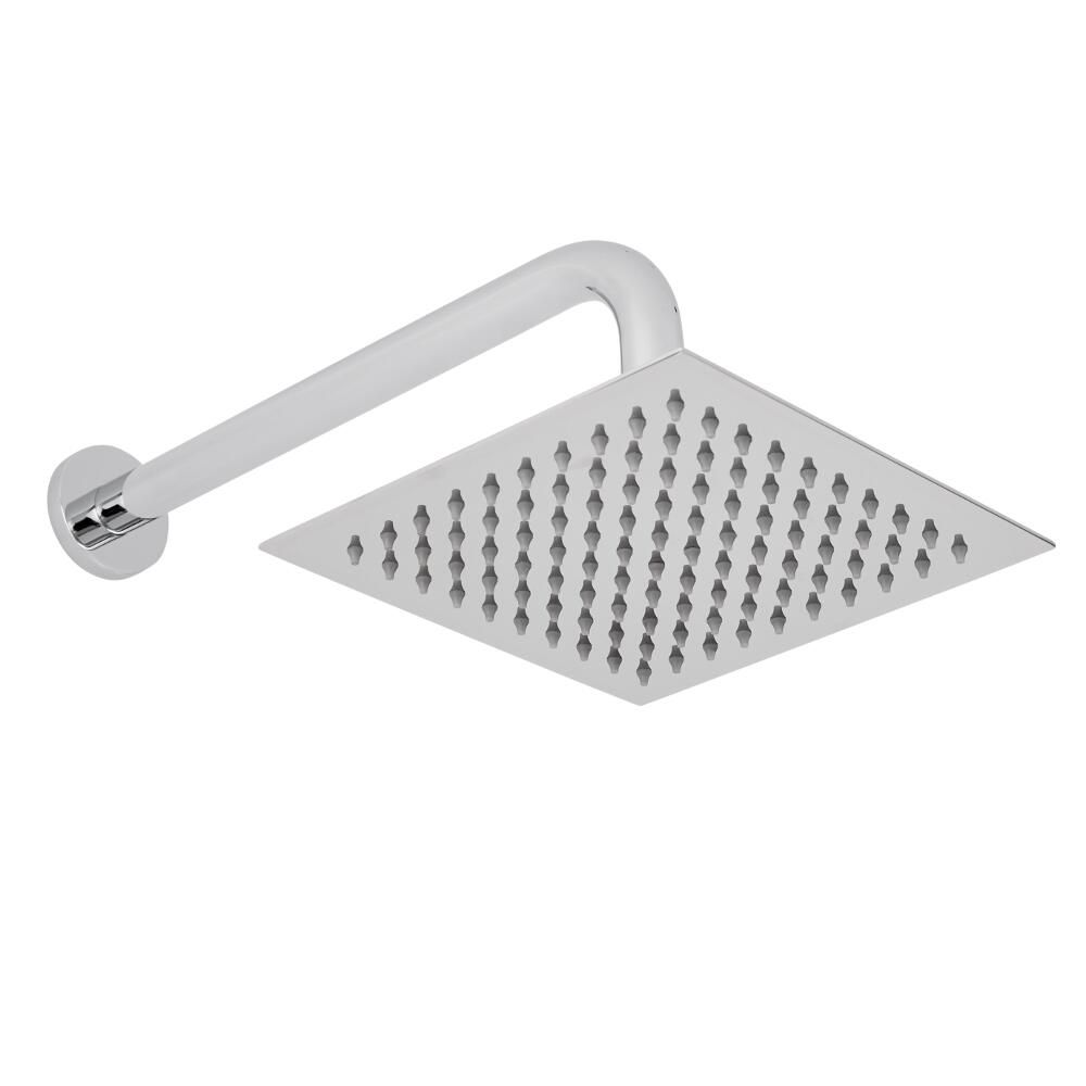 Milano Lisse - Concealed Brushed Shower Tower Panel with 200mm Square ...