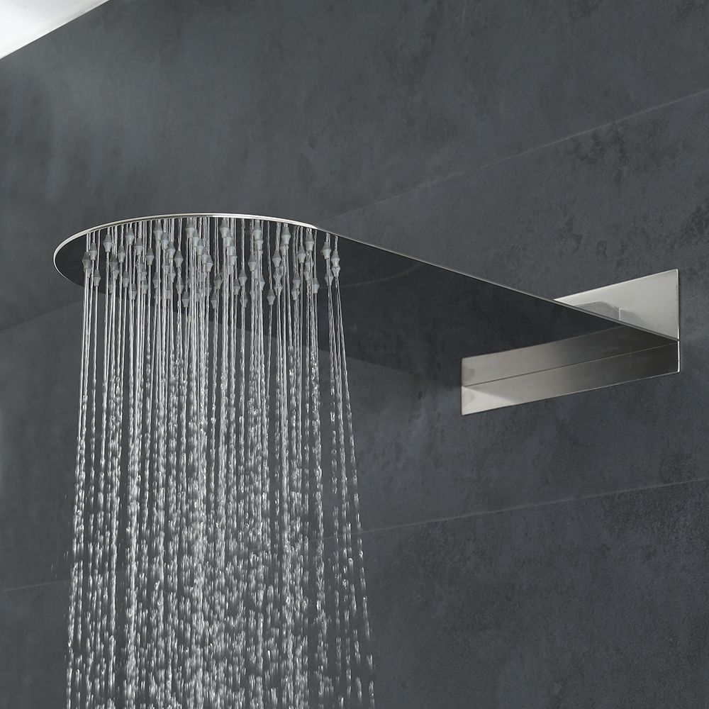 Milano Mirage - Chrome Thermostatic Shower with Slim Shower Head, Hand ...