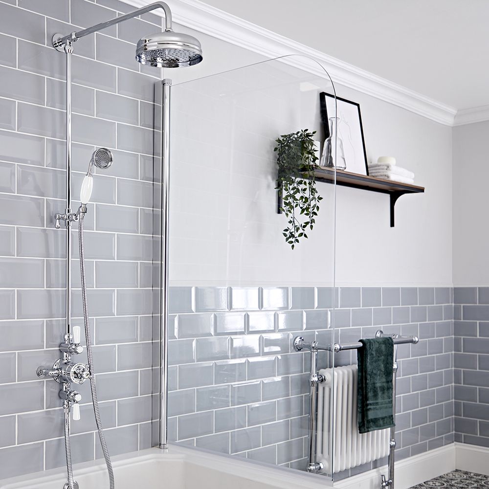 Milano Elizabeth - Chrome and White Traditional Triple Exposed ...