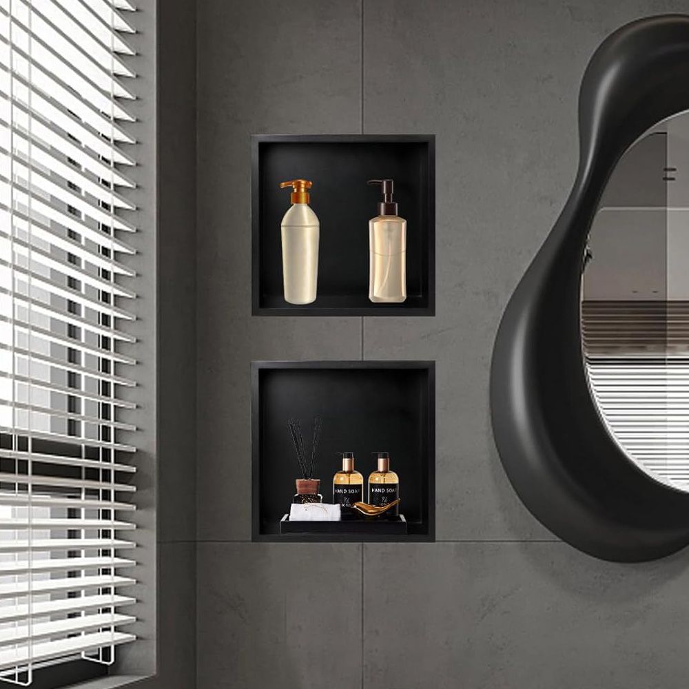 Milano - 340mm Square Shower Niche - Choice of Finish