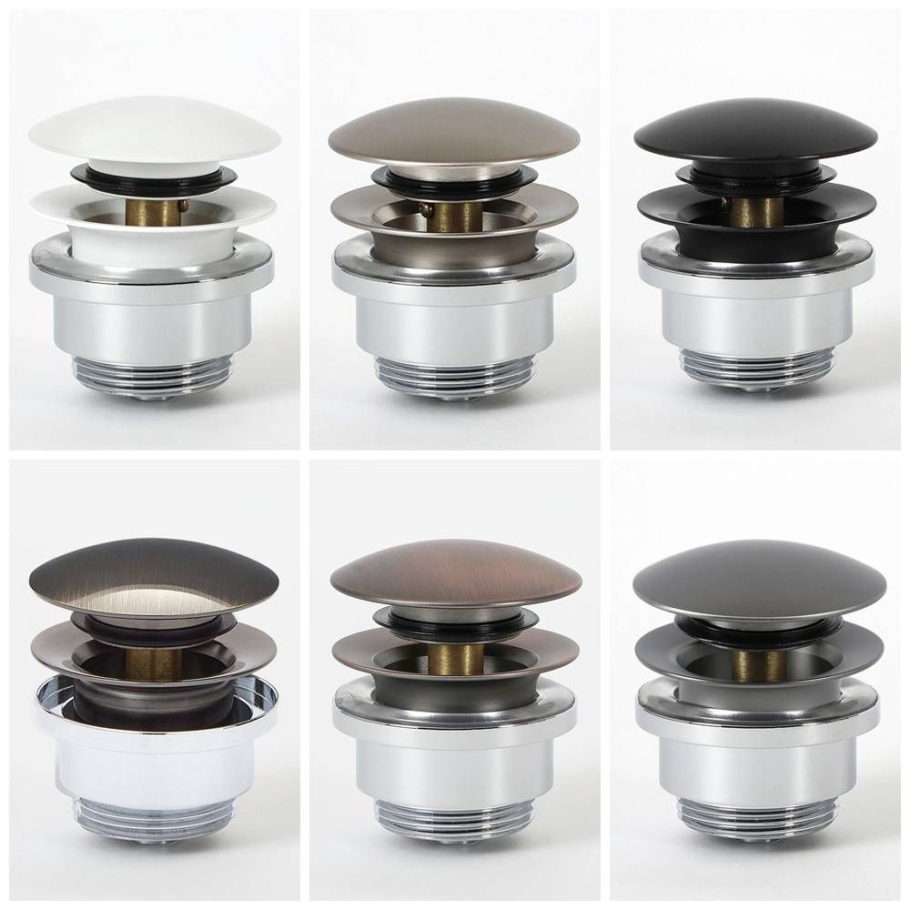 Milano - Universal Push Button Basin Waste - Choice of Finish